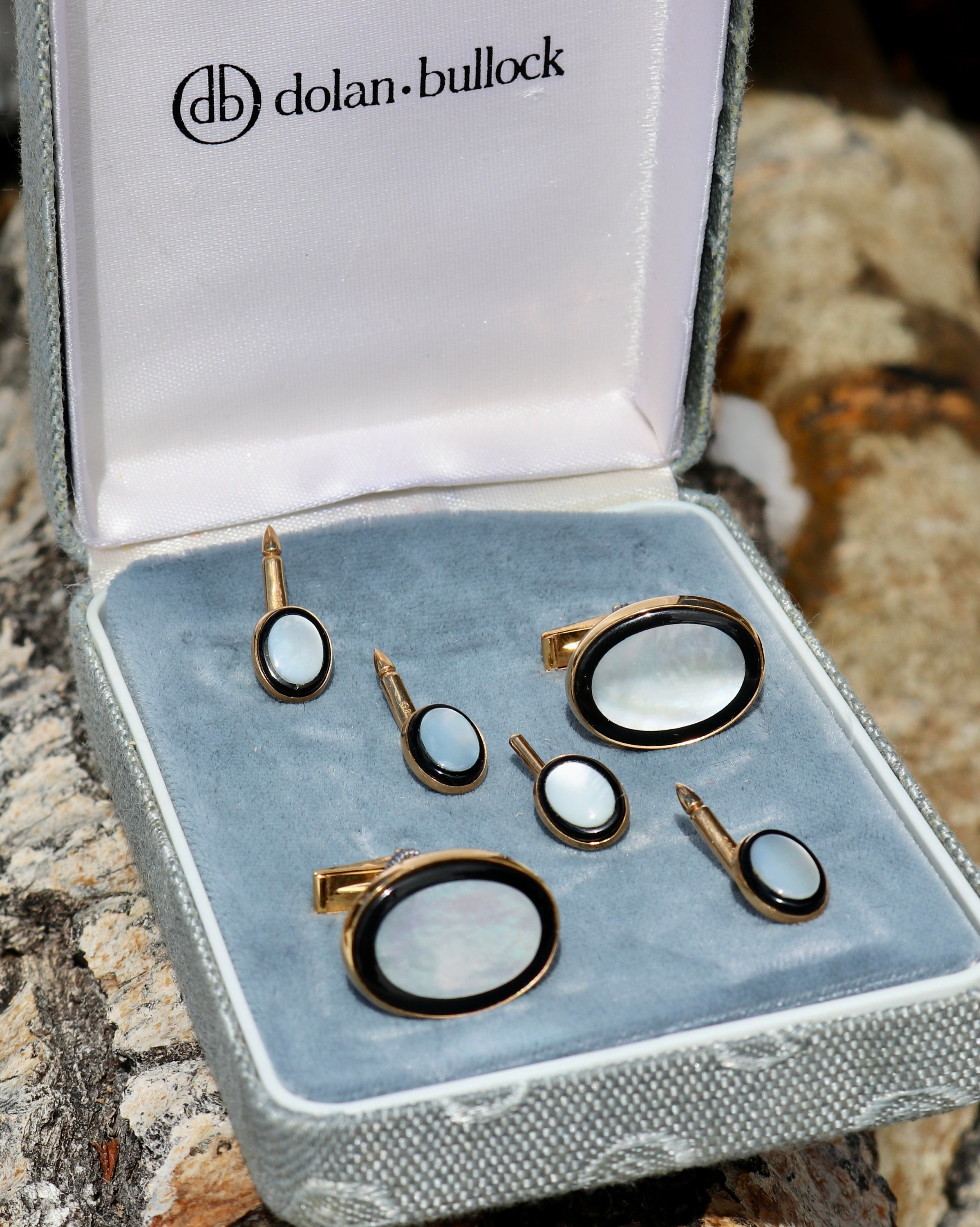 Dolan-Bullock 14K solid yellow gold 14.9 grams cuff links - Etsy Polska