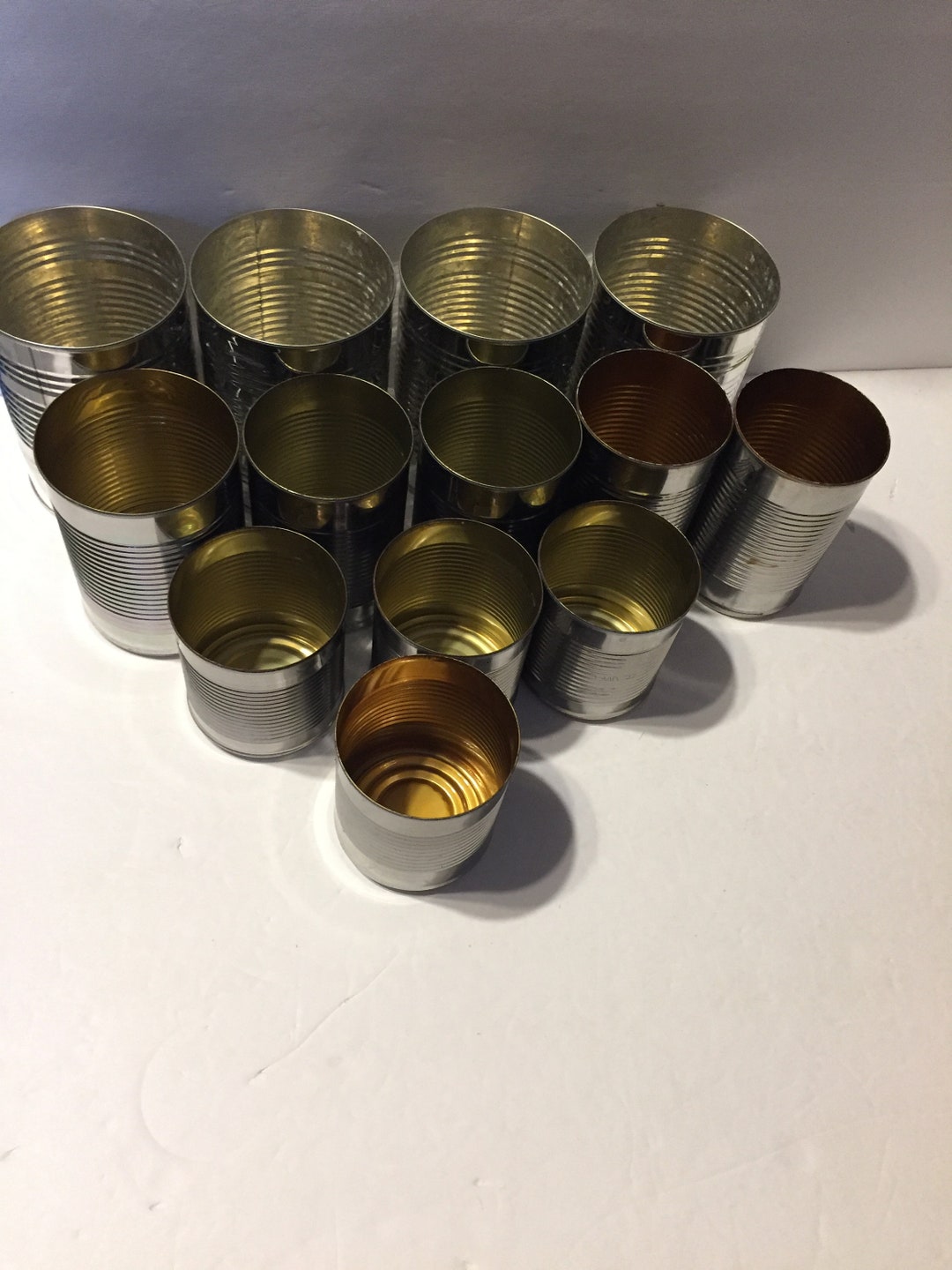 13assorted Sizes Empty Tin Cans With Lids for Crafts, Target Practice ...