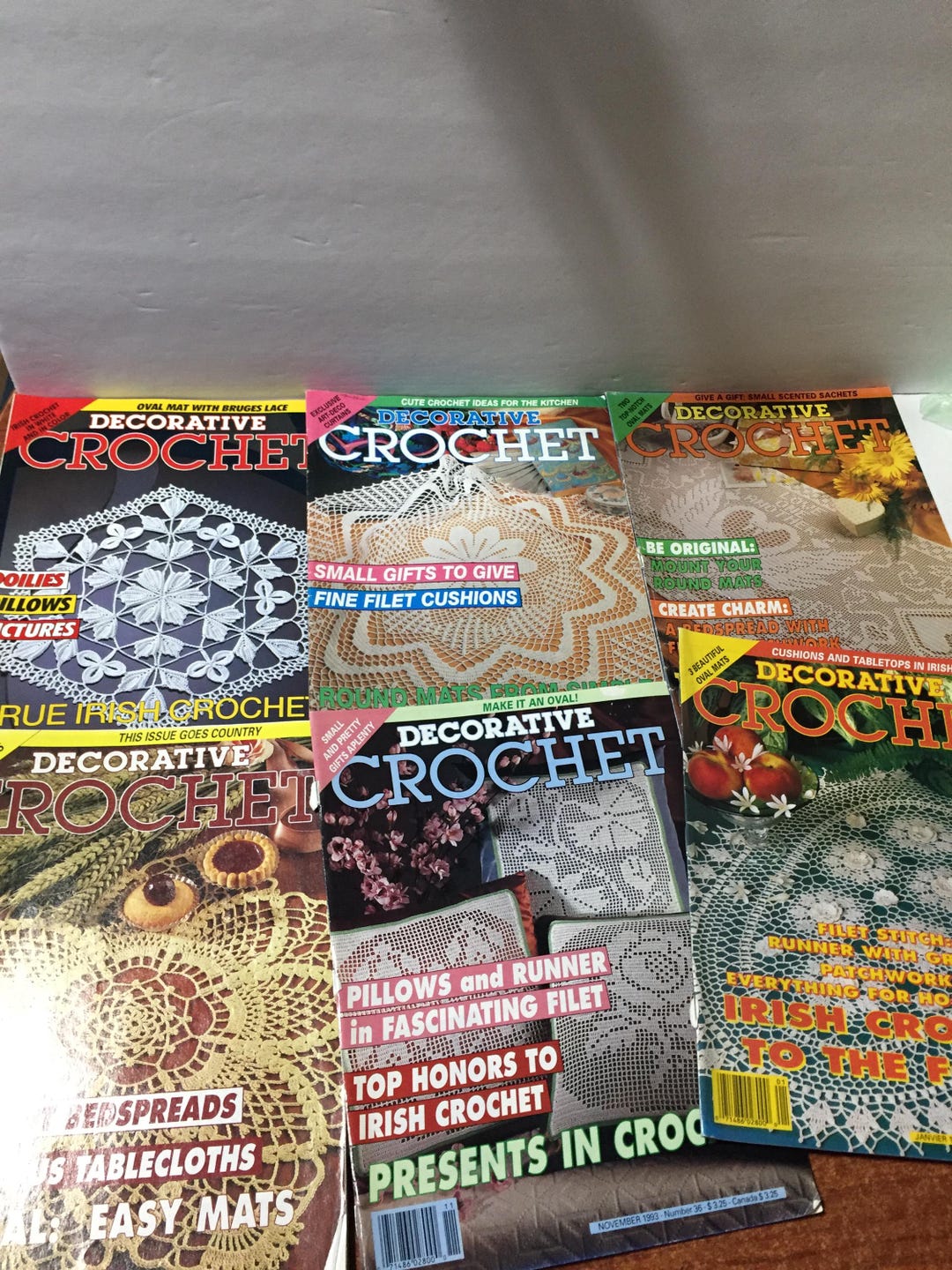 12 Decorative Crochet Magazines # 31,33,34,35,36,37,39,40,41,42,46,56 ...