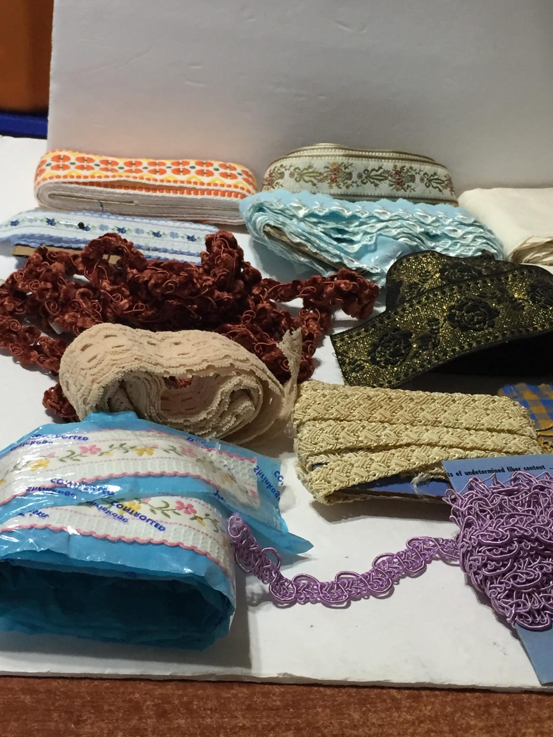 Flat Trims in Assorted Colors and Widths - Etsy