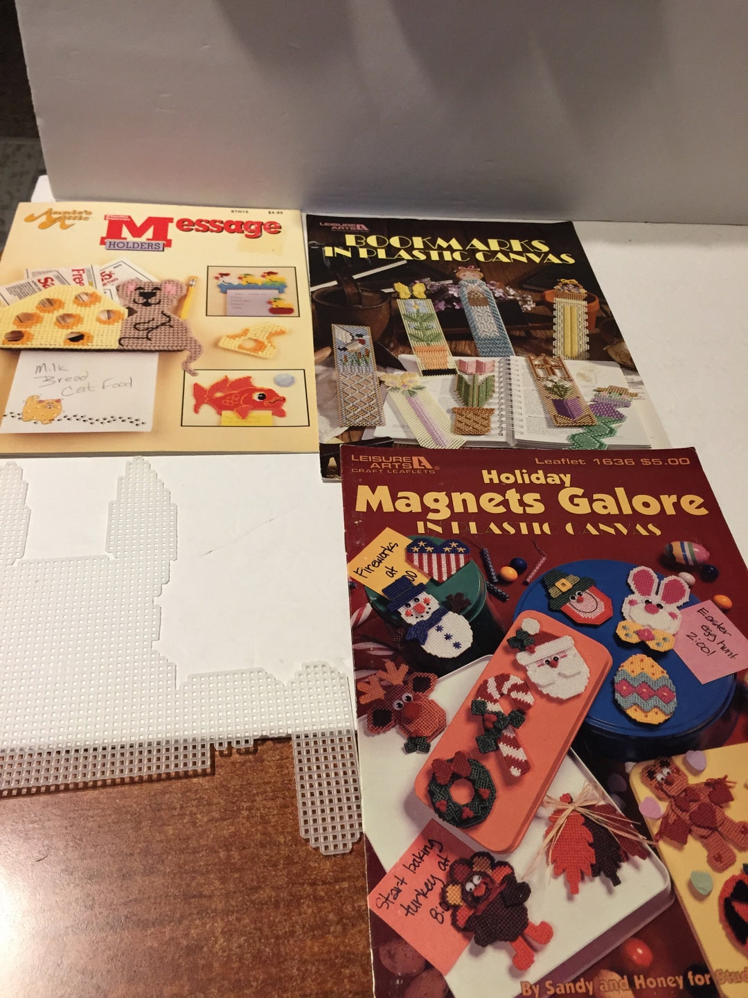 21 Assorted Plastic Canvas Leaflets - Etsy