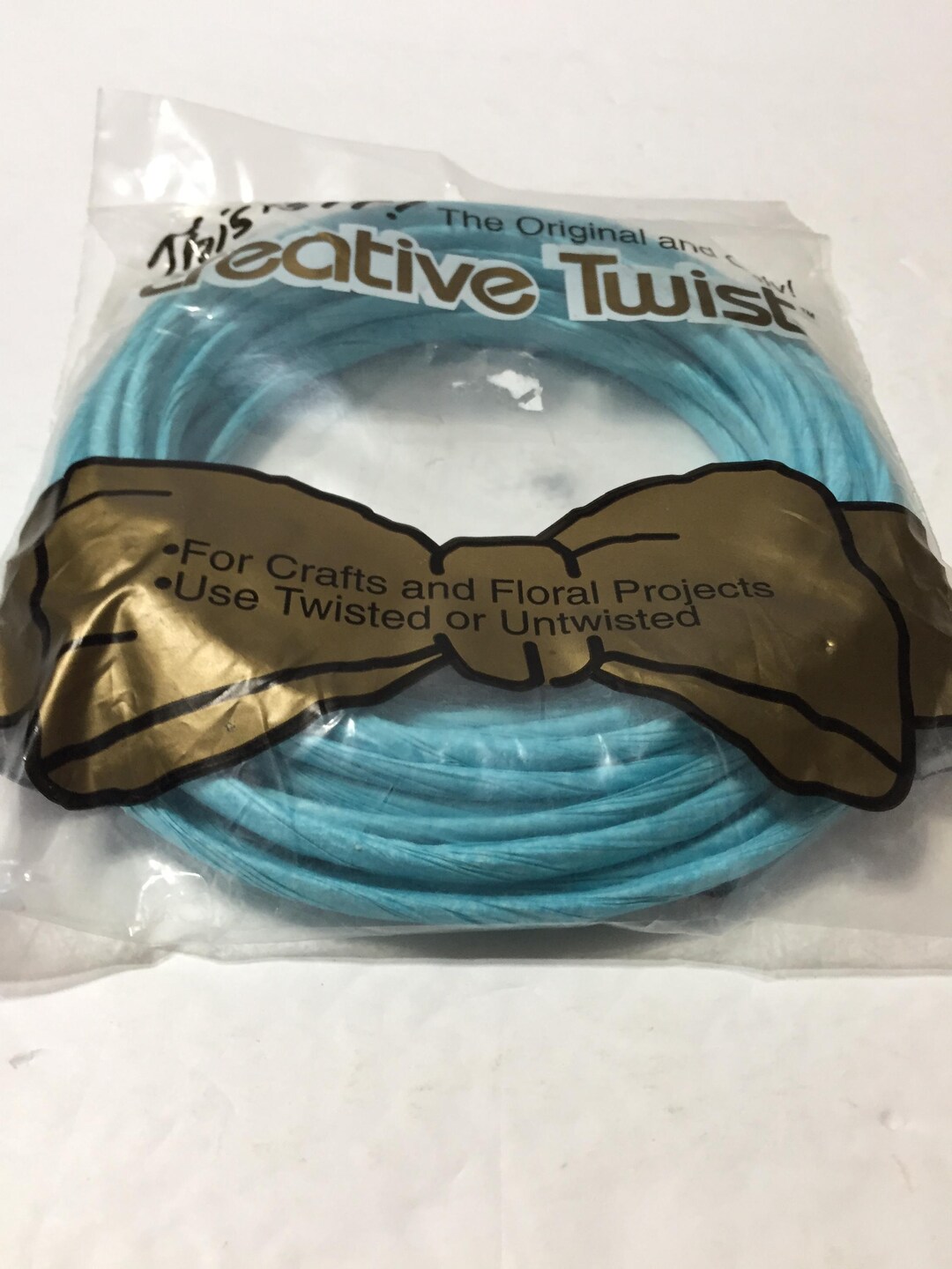 Creative & Tissue Paper Twist Paper Ribbon Buyer's Choice Robin Egg ...