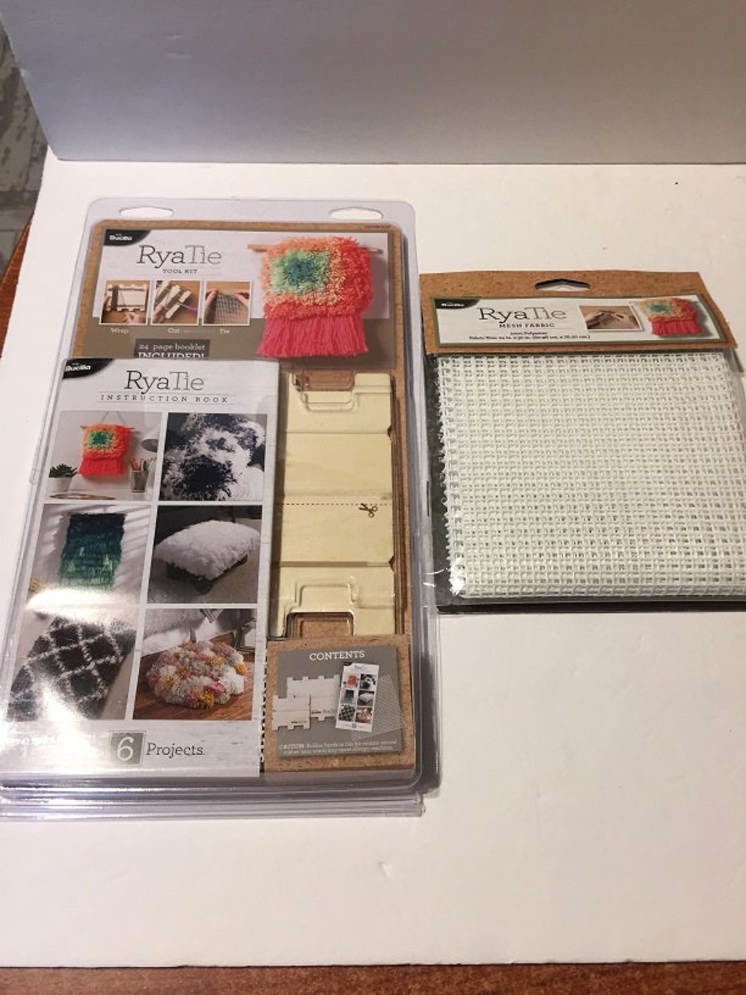 Bucilla Rya Tie Tool Kit , 1 Mesh Fabric Pack - Etsy