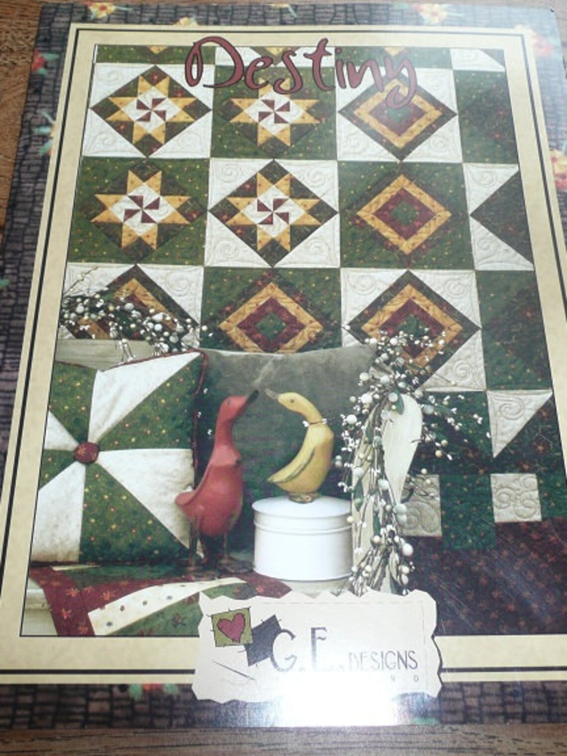 GE Designs Quilt Patterns From Crib To College Baskets & | Etsy