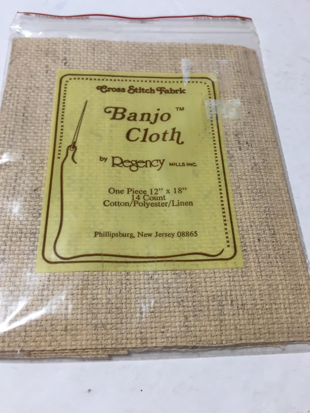 Regency Banjo 14 Count Cross Stitch Fabric - Etsy