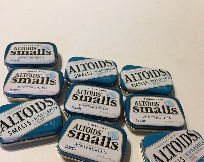 13 Empty Mini Altoid Smalls Craft Tins - Etsy