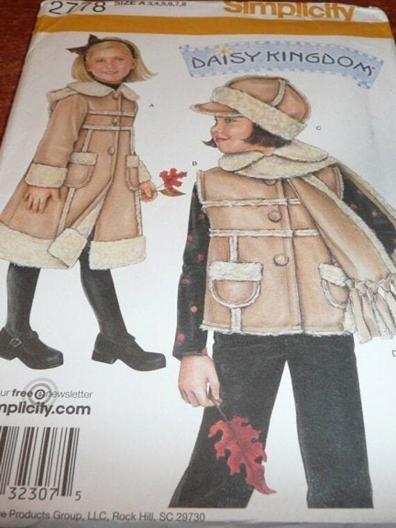 Simplicity 2778 Daisy Kingdom 8342 Mccall's 9021 | Etsy