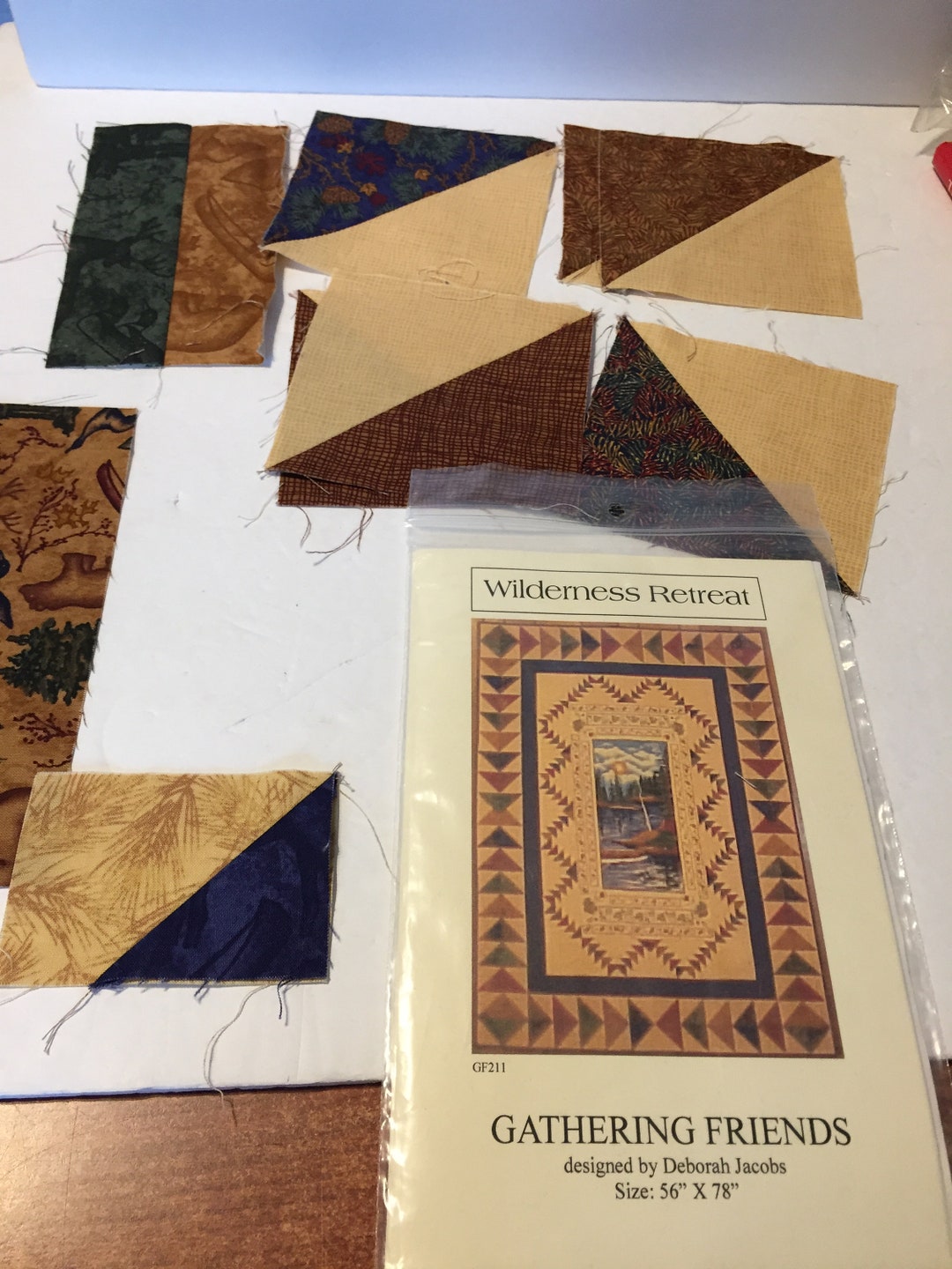 Wilderness Retreat Gathering Friends Quilt Pattern & Put Together ...