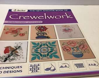 Crewelwork Book by Anchor 49 Embroidery Stitches 16 - Etsy