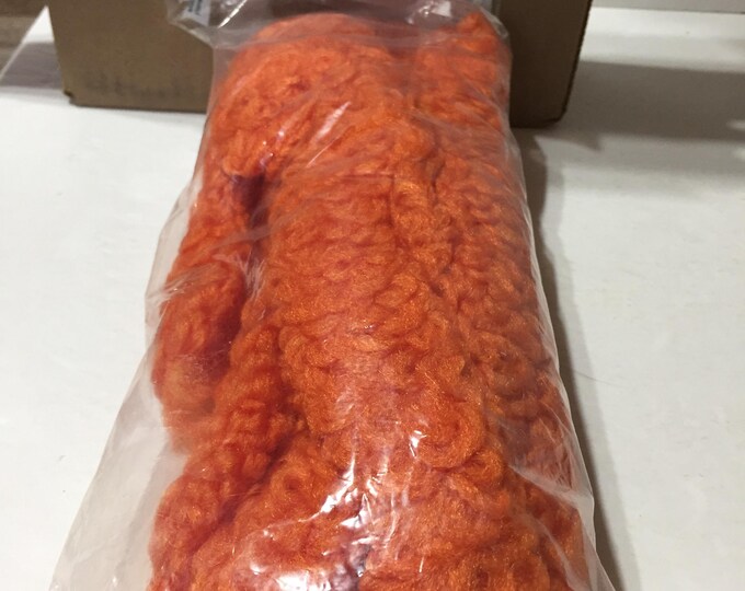 Flora Craft Super Tex Jumbo Loopy Chenille Orange 3 Yards - Etsy