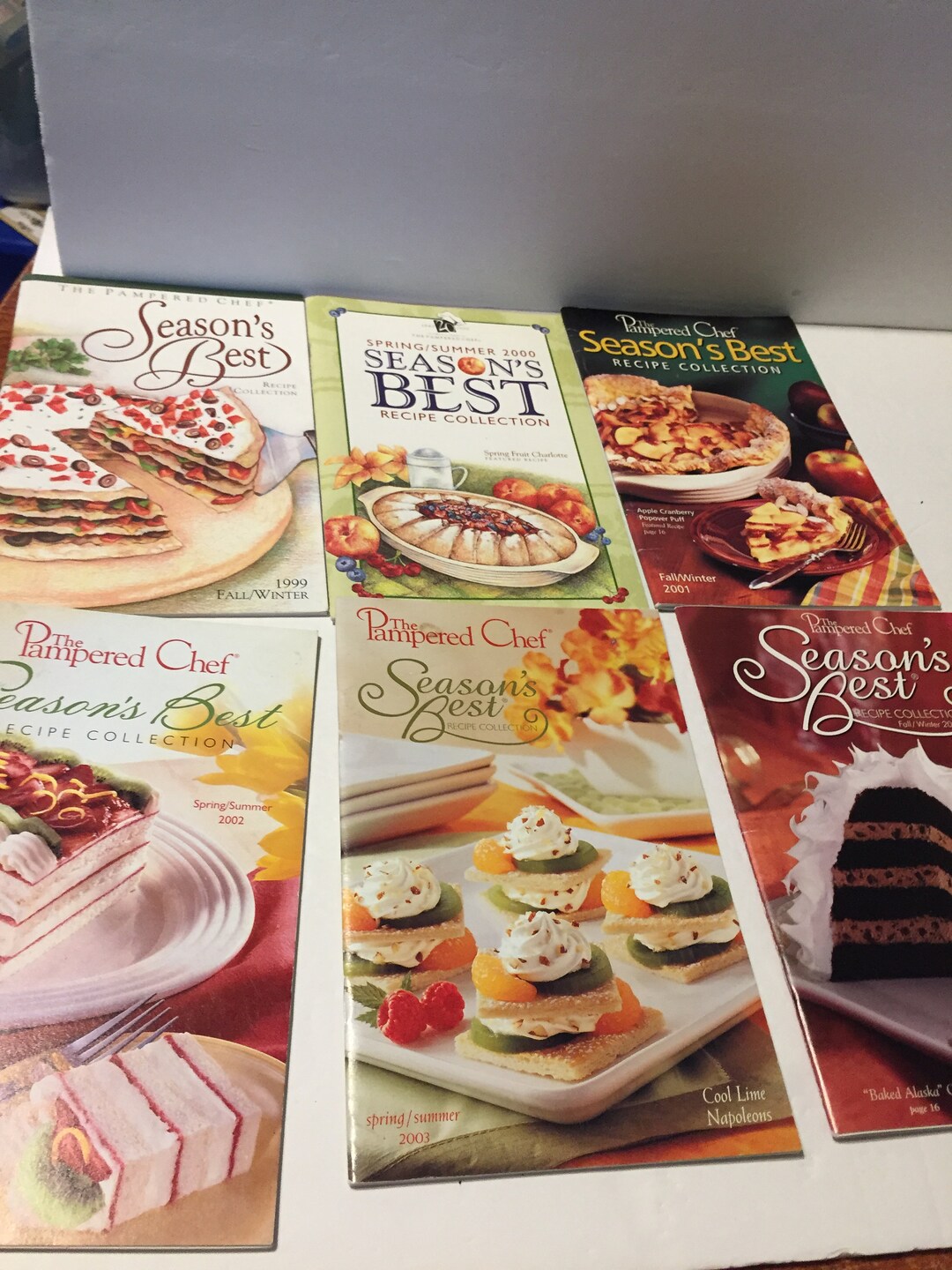 22 the Pampered Chef Season's Best Recipe Books 1997-2020 - Etsy