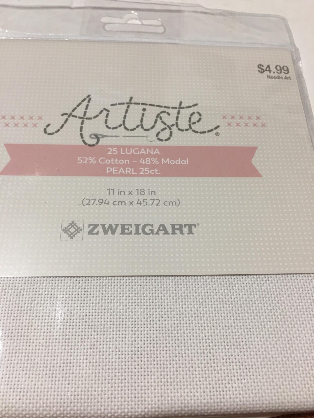 Artiste Zweigart Cross Stitch Fabric 25 Count - Etsy