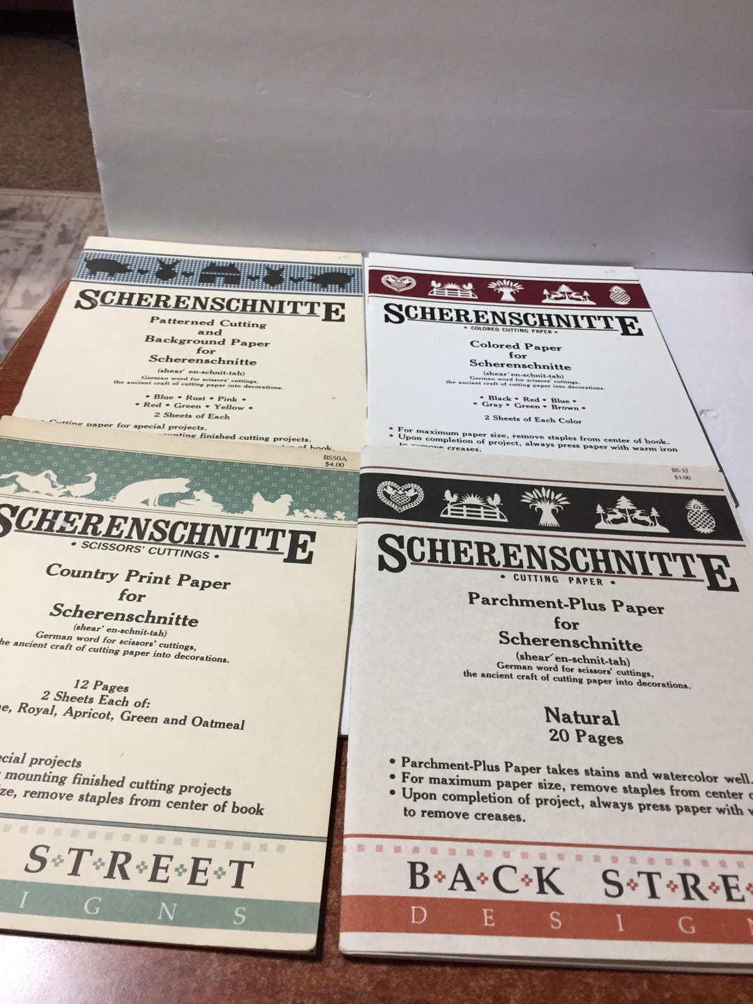 Scherenschnitte Scissors Cuttings Paper Parchment Plus Antiqued ...