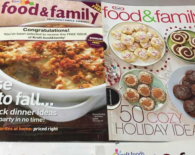 11 Kraft Foods Food & Family Magazines 2005-2018 - Etsy