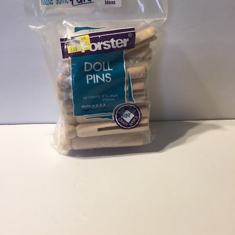 Wood Doll Pins - Etsy