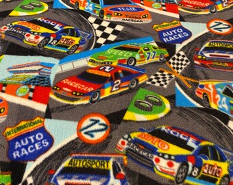 Race Cars Fabric - Etsy
