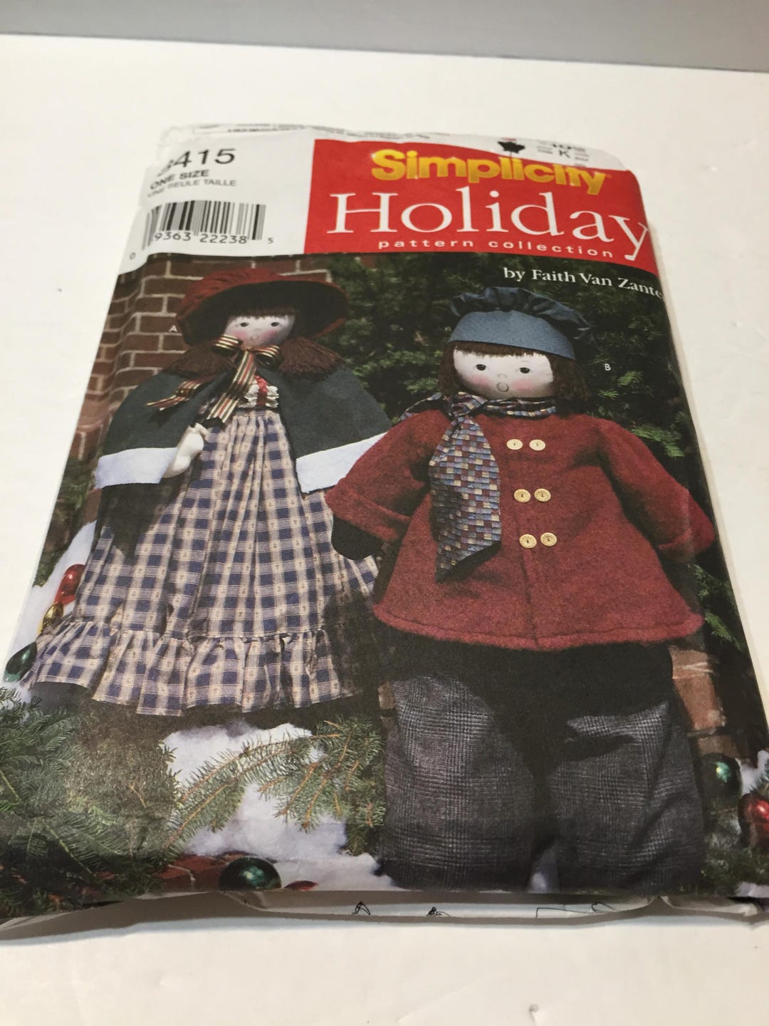 Simplicity 8415 Dolls, Mccall's 8387 Snow Family, Simplicity 9449 ...