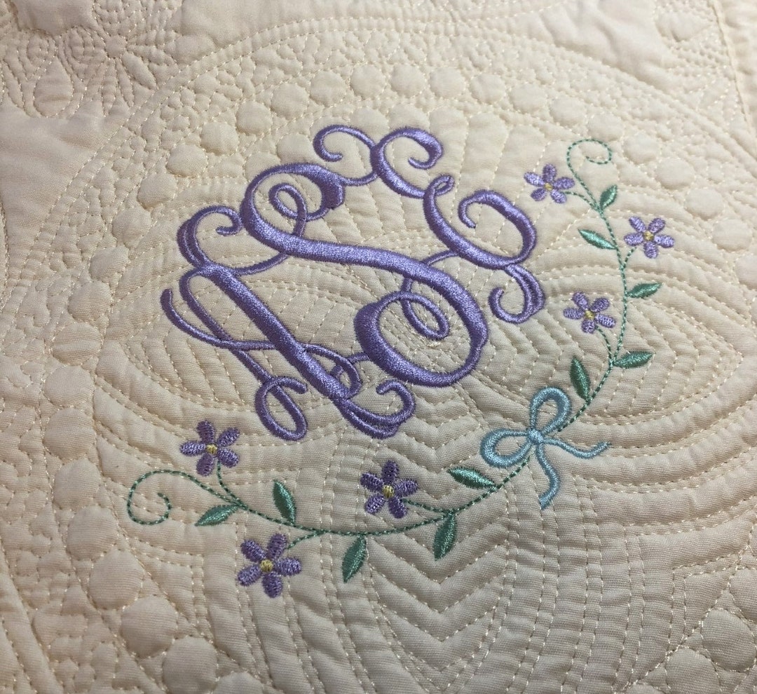 Personalized Baby Quilt, Baby Quilt, Monogrammed Baby Blanket, Monogram ...