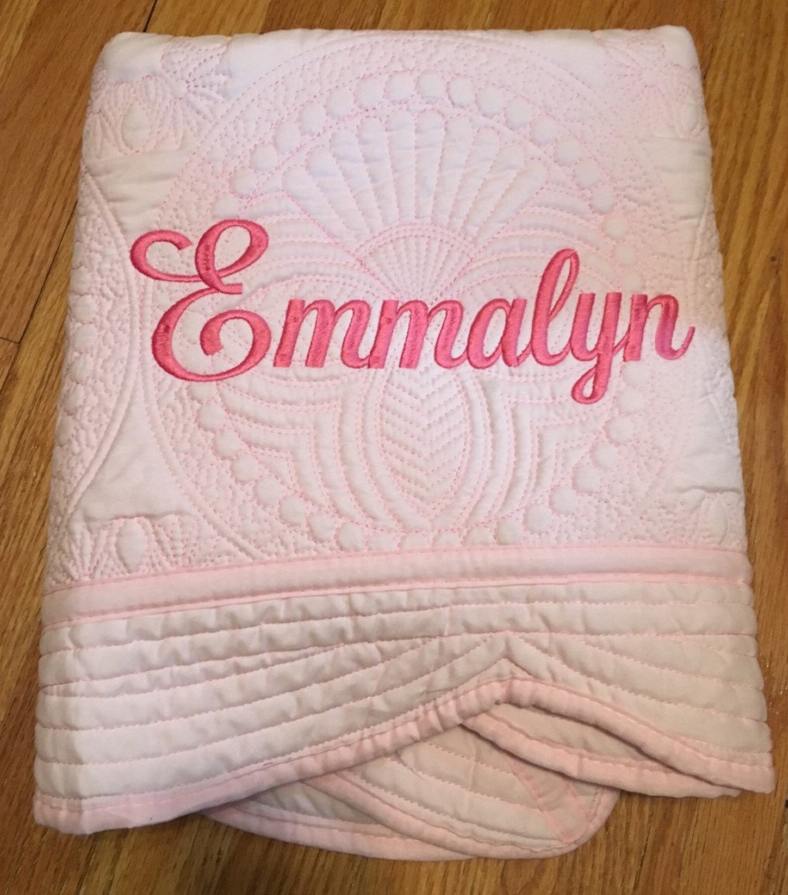 Baby Quilt, Personalized Baby Quilt, Monogrammed Baby Quilt, Cotton ...