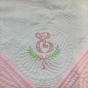 Personalized Baby Quilt, Monogram Baby Blanket, Baby Quilt, Monogrammed ...