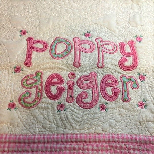 Monogrammed Quilt - Etsy