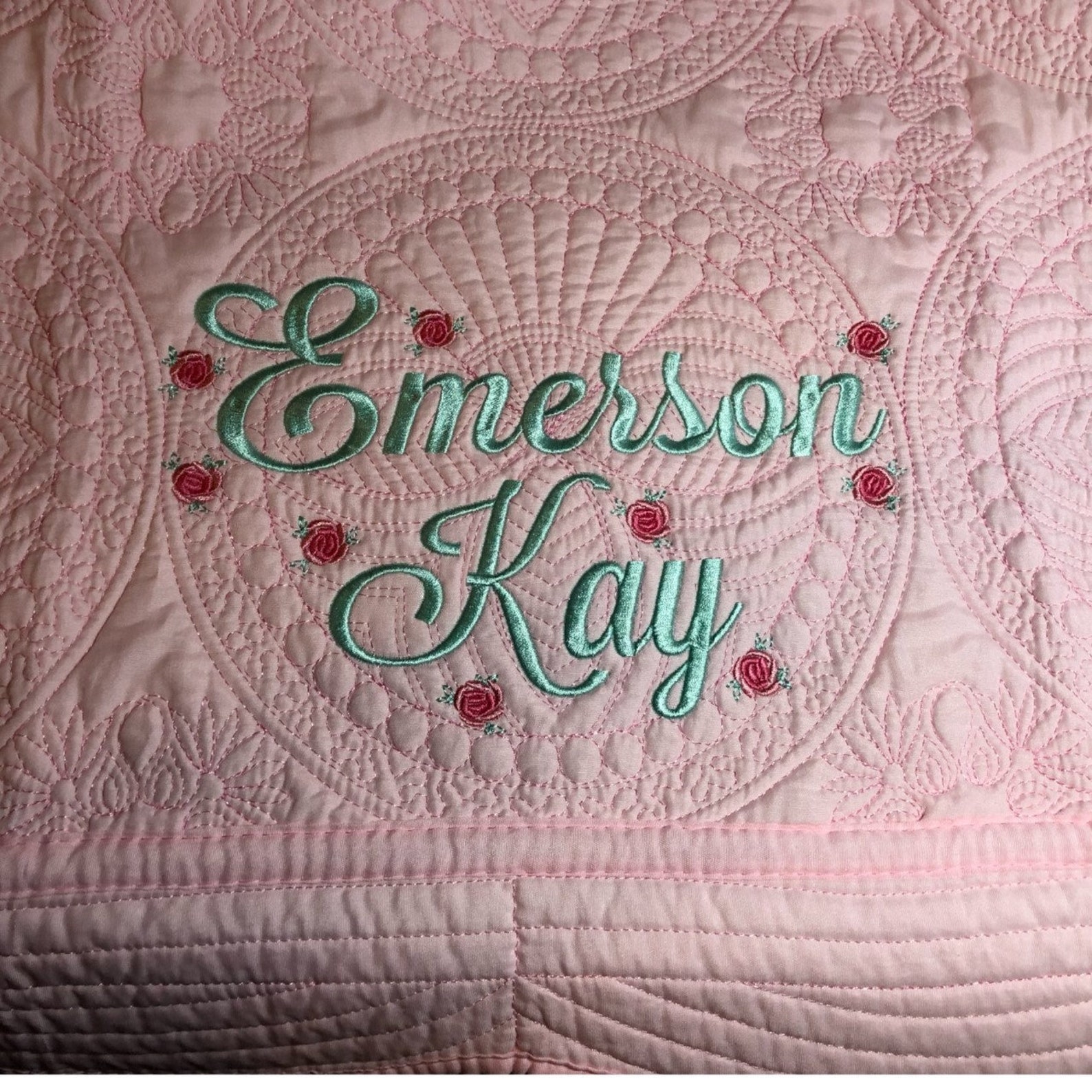 Monogrammed Baby Quilt Personalized Baby Blanket Monogram - Etsy