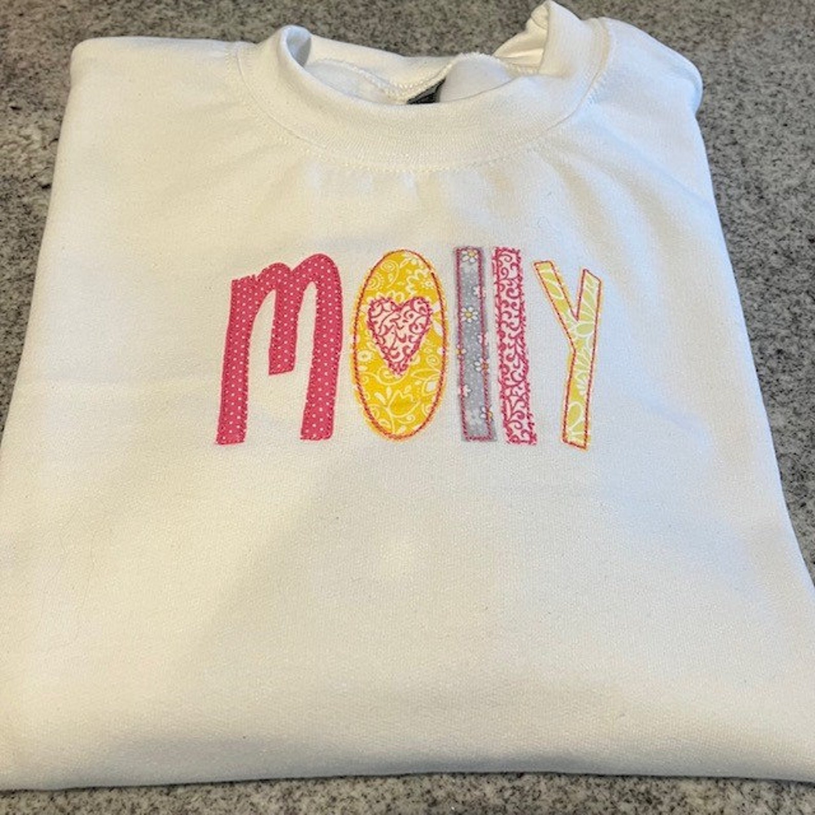 Monogram Sweatshirt, Custom Name Sweatshirt, Kids Personalized Shirt ...