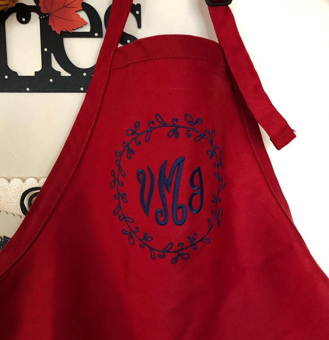Personalized Apron, Monogram Apron, Kitchen Apron, Custom Apron, Custom ...