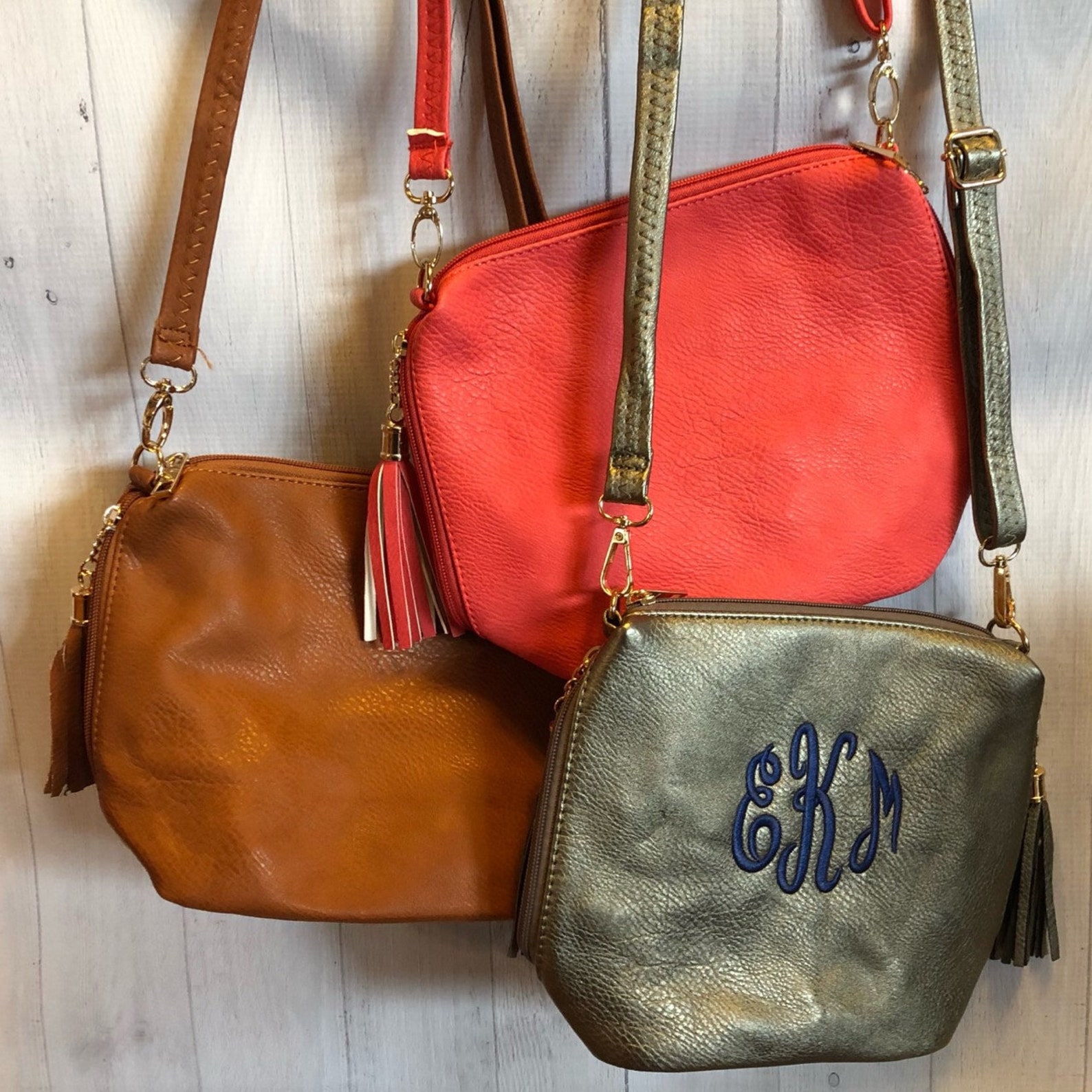 Monogram Crossbody Purse Crossbody Purse Monogrammed Purse | Etsy