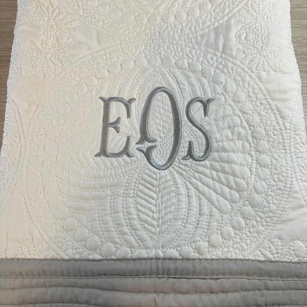 Personalized Baby Quilt, Baby Quilt, Monogrammed Baby Blanket, Monogram ...