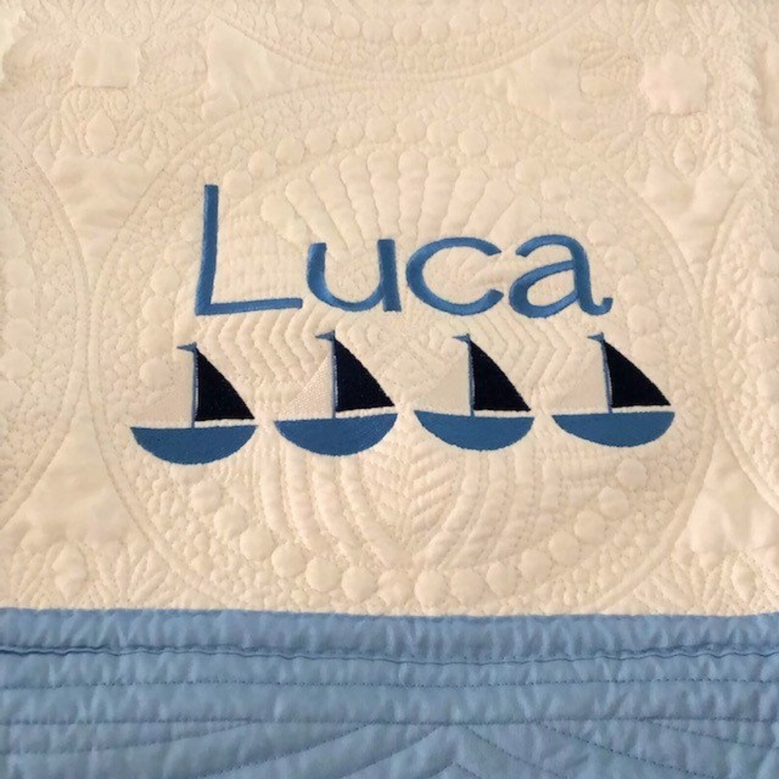 Personalized Baby Quilt, Monogram Baby Blanket, Monogrammed Baby Quilt ...