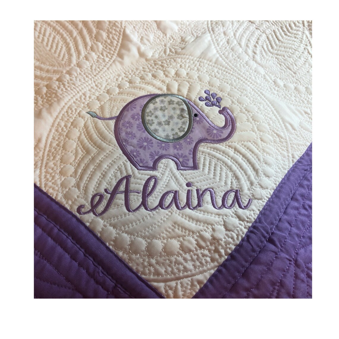 Monogram Baby Blanket, Personalized Baby Quilt, Baby Quilt, Monogrammed ...