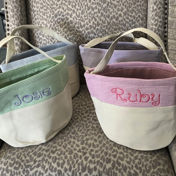 Monogram Easter Basket - Etsy