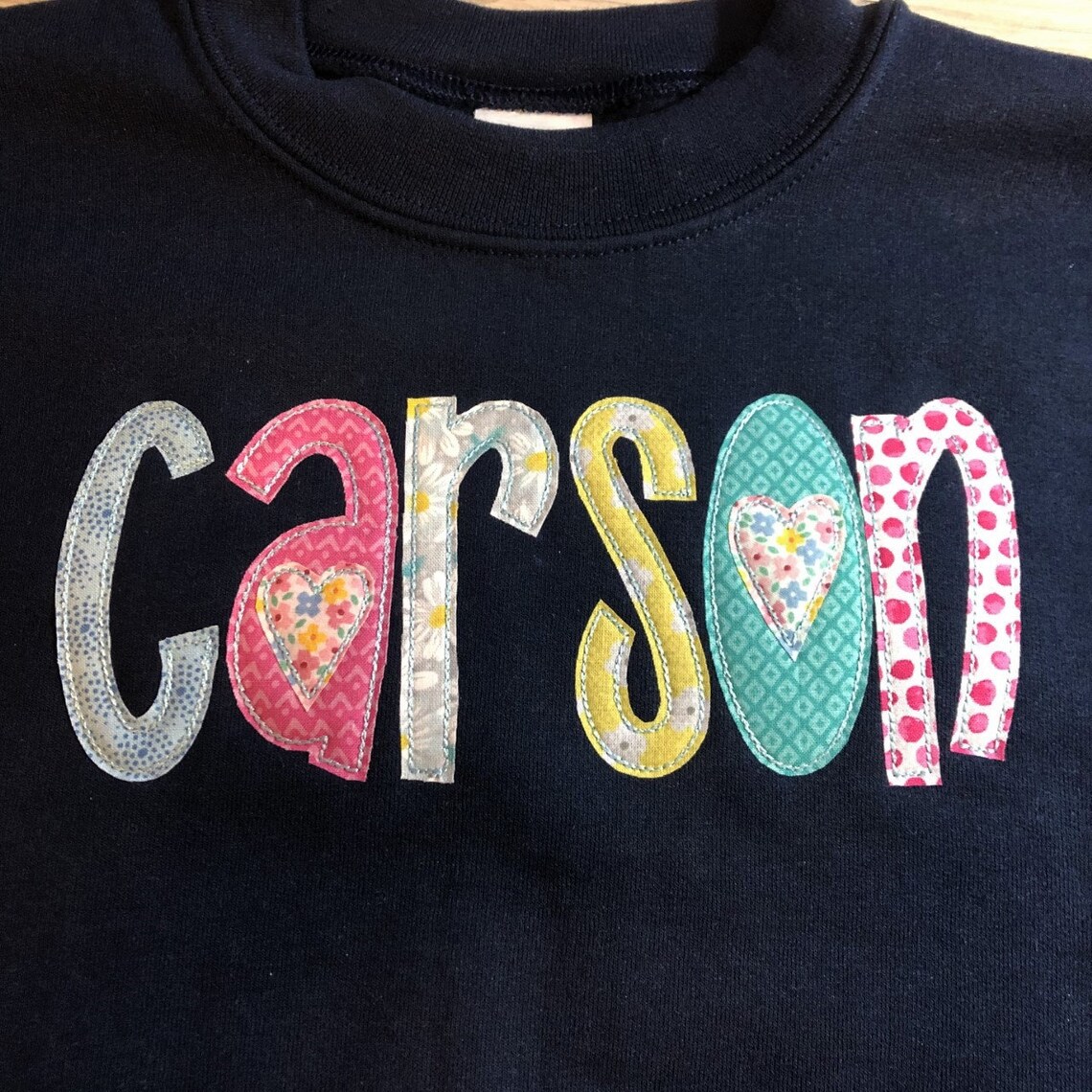 Monogram Sweatshirt, Custom Name Sweatshirt, Kids Personalized Shirt ...