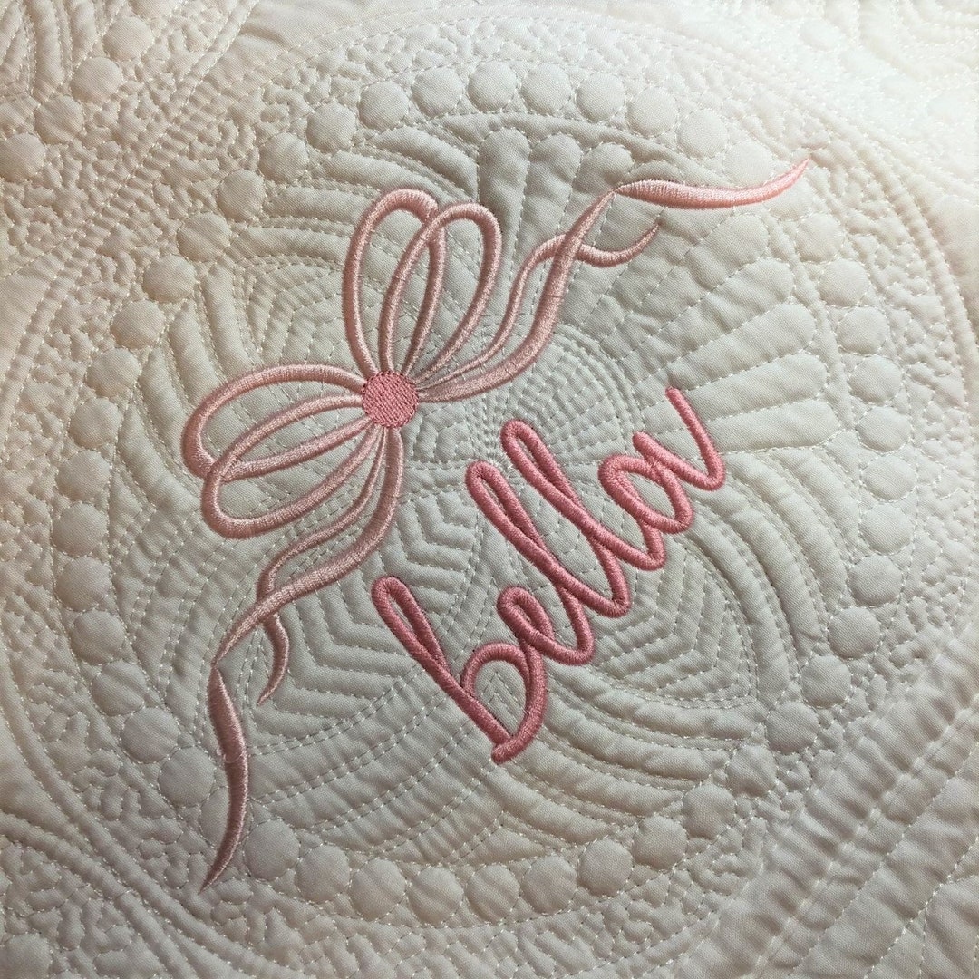 Personalized Baby Quilt, Monogram Baby Blanket, Monogrammed Baby Quilt ...