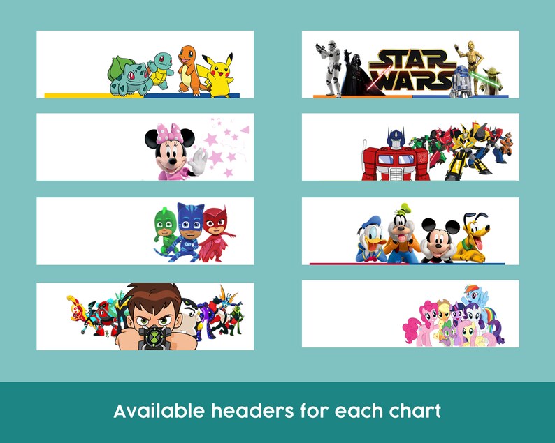 Pokemon - Kids Chore and Behavior Chart - Etsy