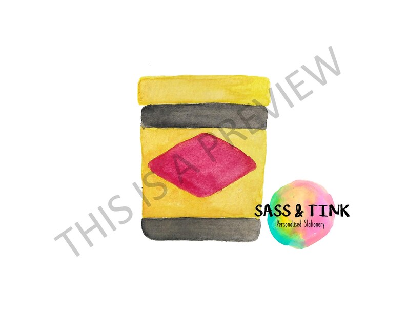 Watercolour Clipart Vegemite - Etsy Australia