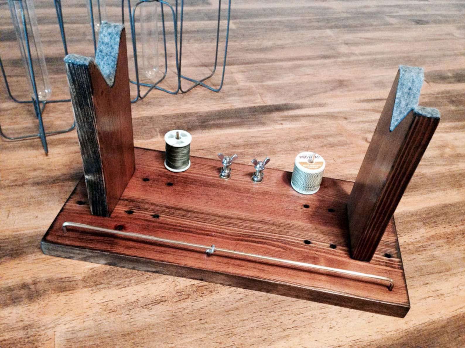 Fishing Rod Building Hand Wrapper: Reclaimed Wood | Etsy