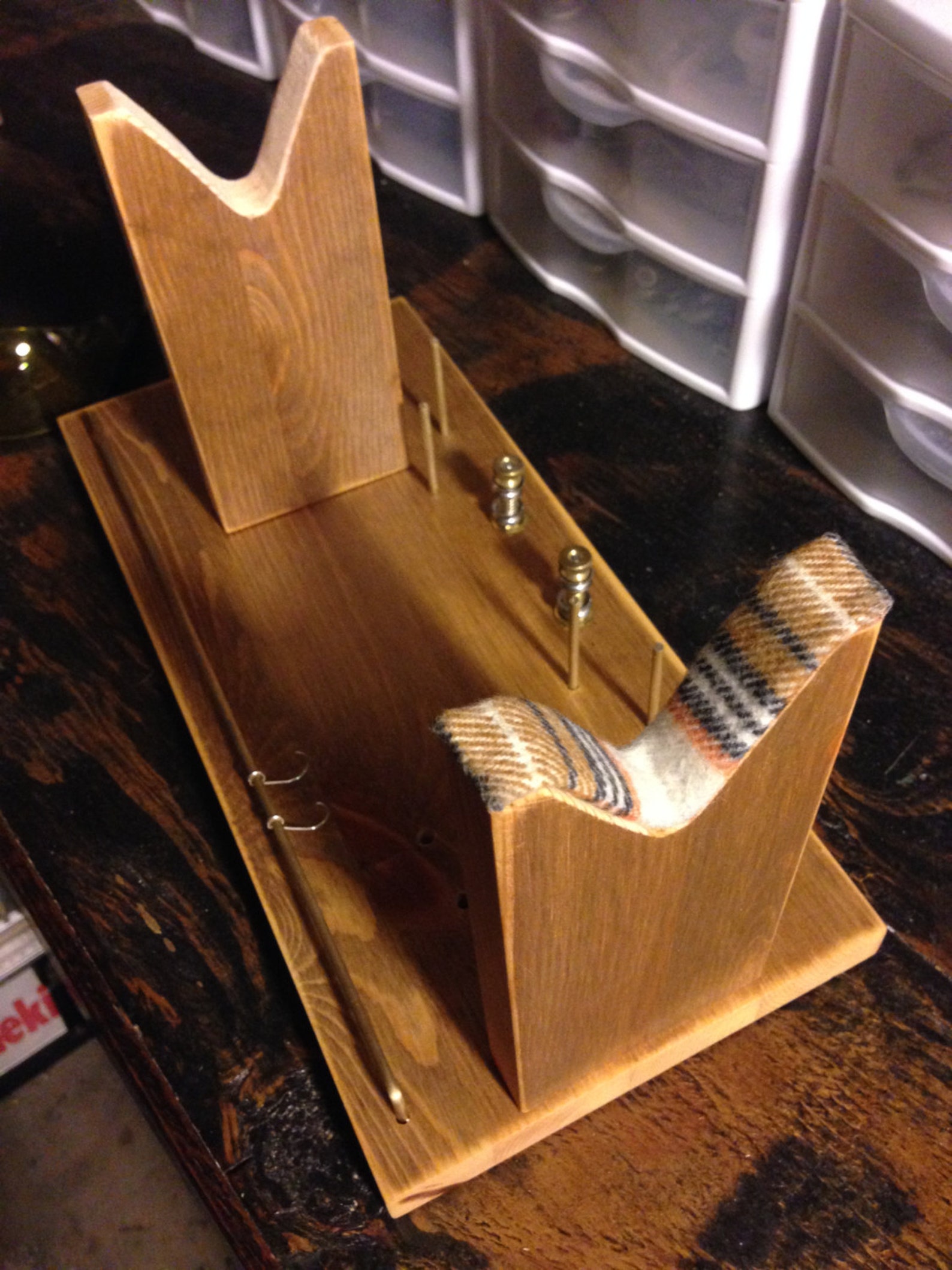 Fishing Rod Building Hand Wrapper: Reclaimed Wood | Etsy