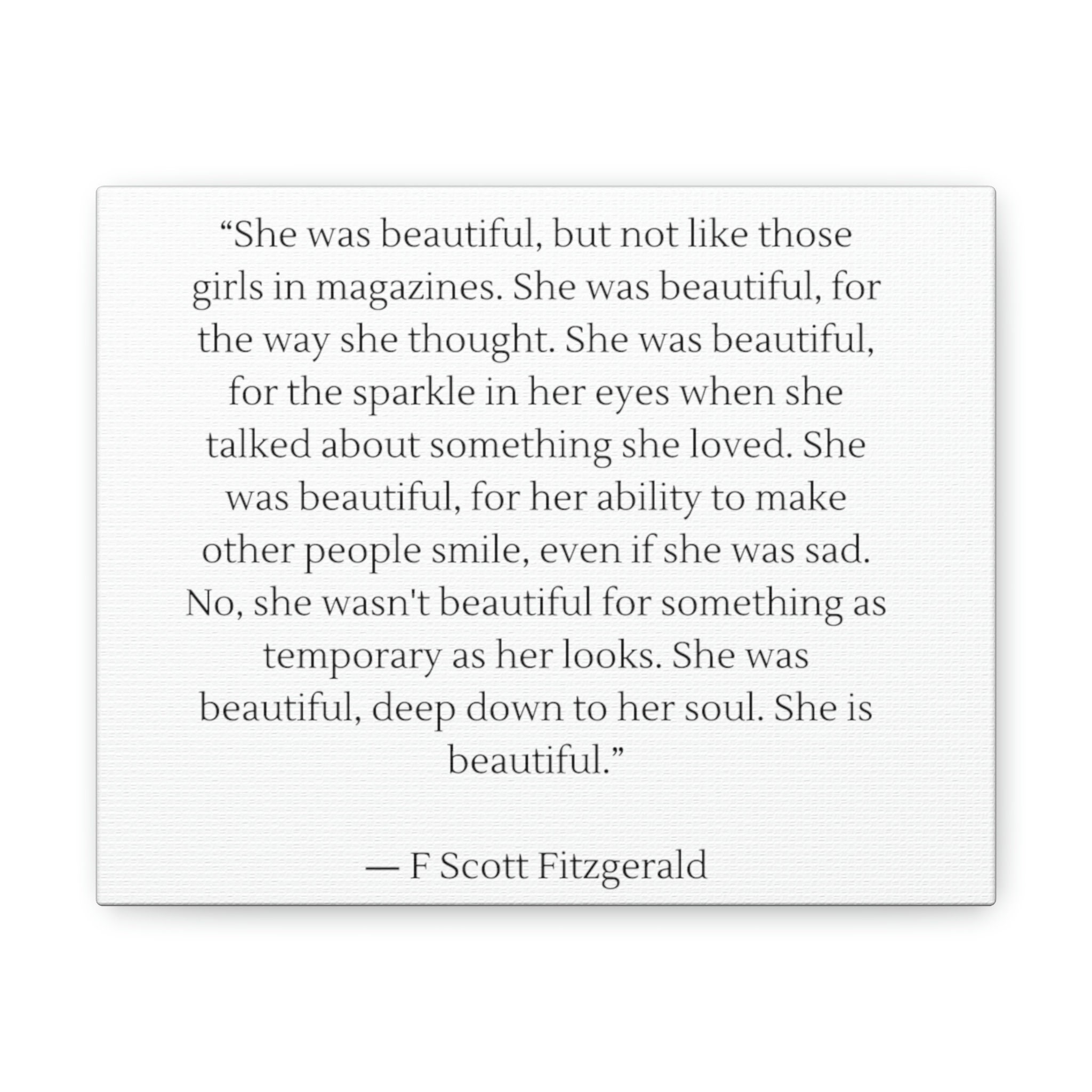 She Was Beautiful Poem Feel Good Art for Strong Women - Etsy