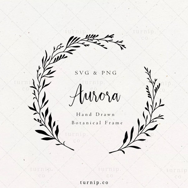 Laurel Wreath Frame - Etsy