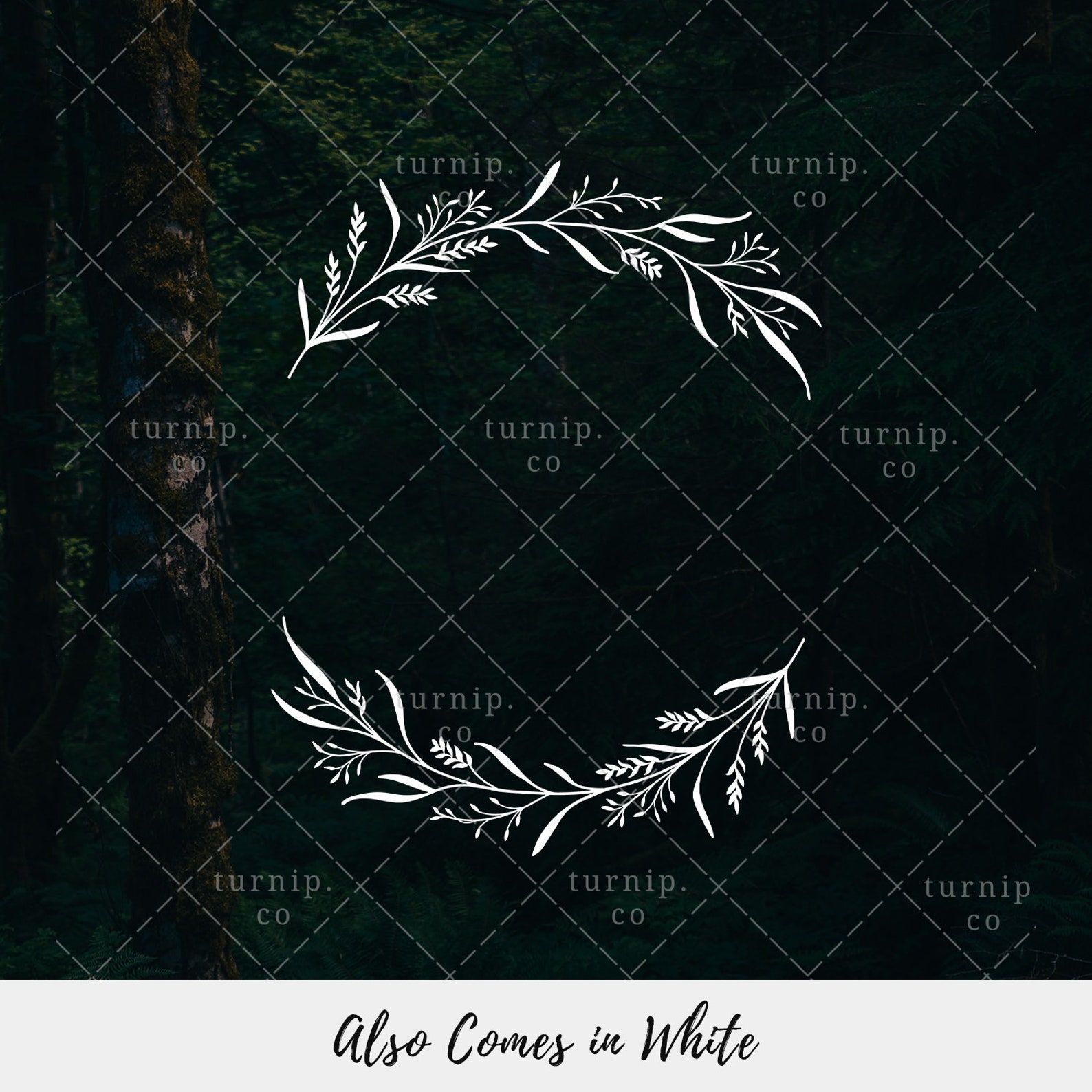 Wedding Split Wreath SVG & PNG Clip Art Sublimation Graphic / - Etsy