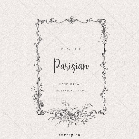 Vintage Rectangle Frame Clipart