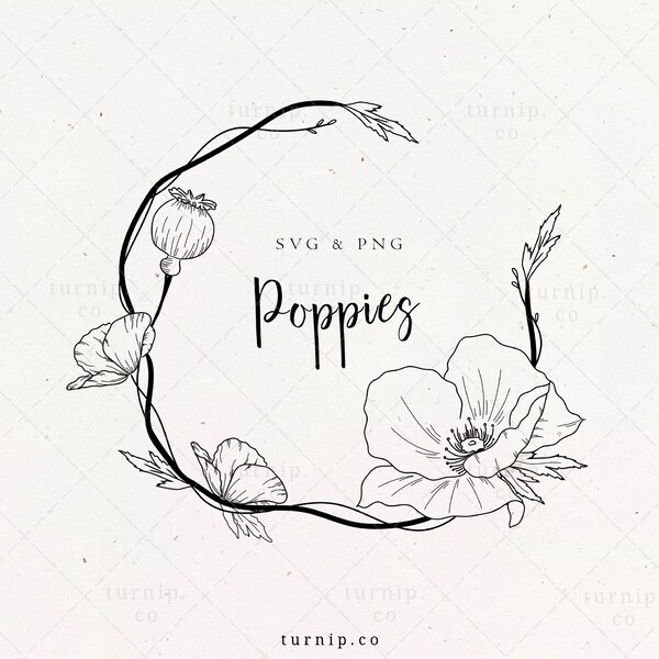 Poppy Logo - Etsy