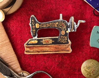 Sewing brooch | Etsy