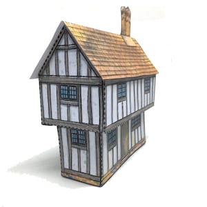 Tudor House Paper Model Download - Etsy