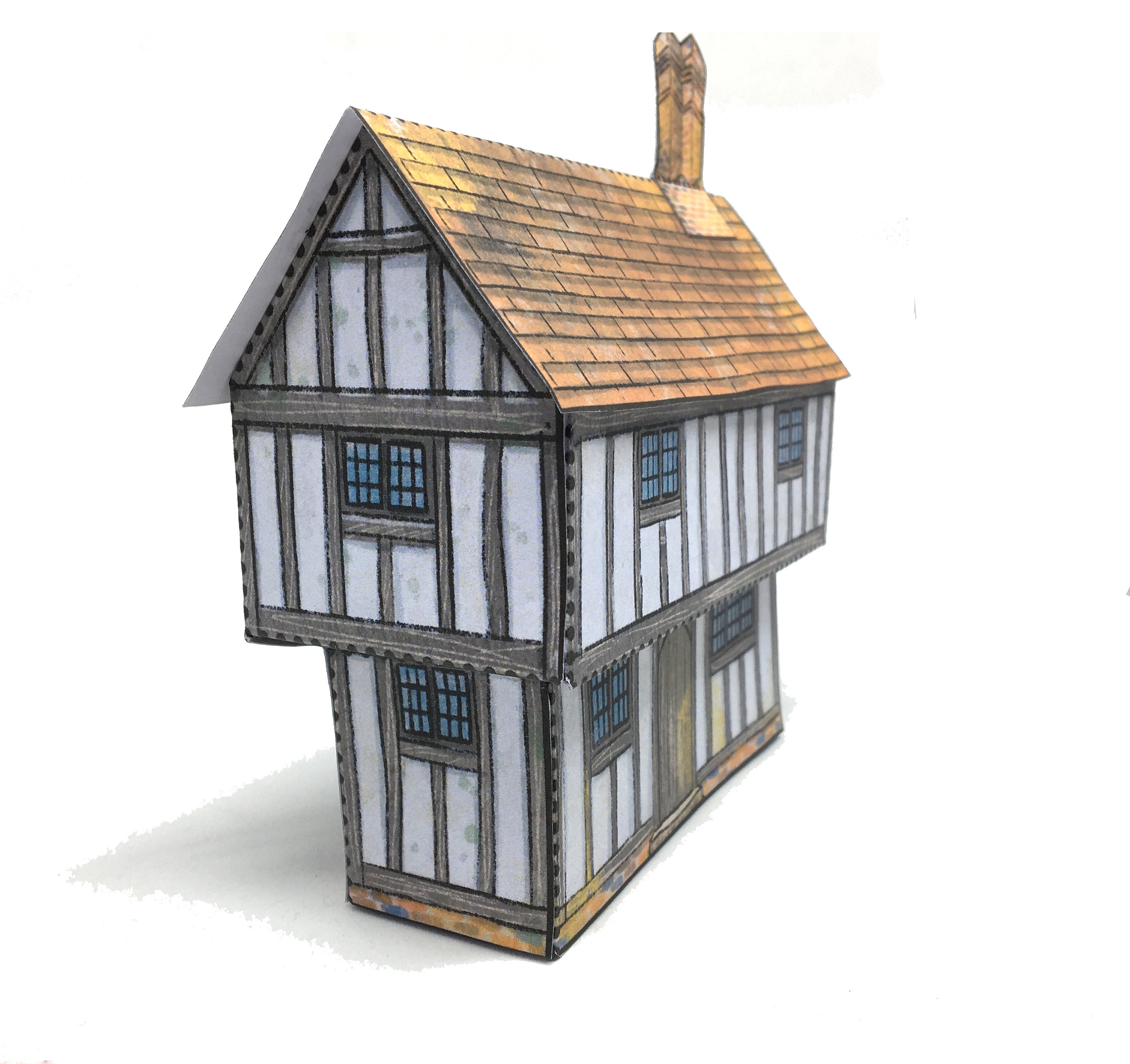 Print and Make Tudor House Model - Etsy Australia
