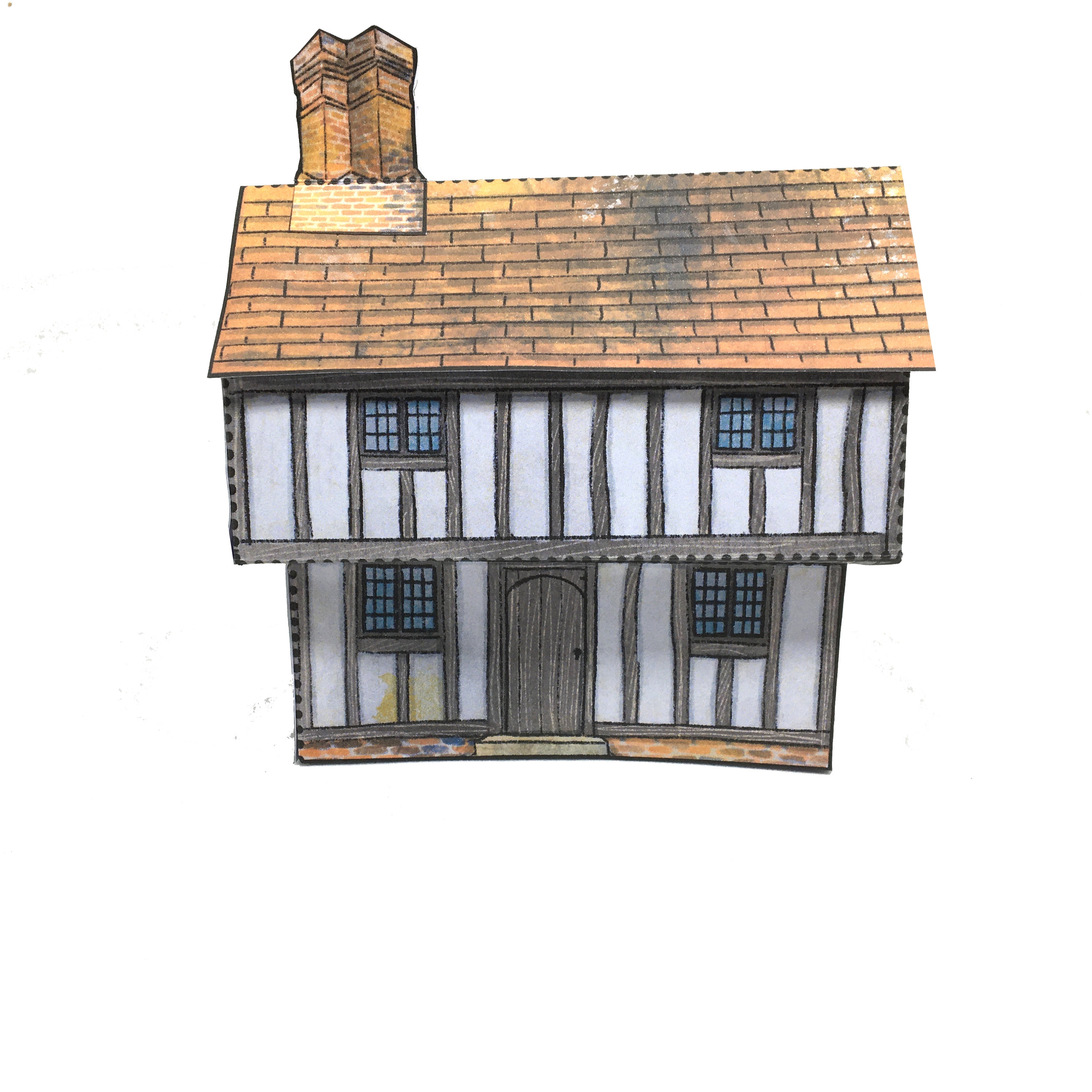 Download Tudor House Paper Model - Etsy UK
