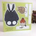 Woodland Animals Finger Puppets Greetings Cards - Etsy UK