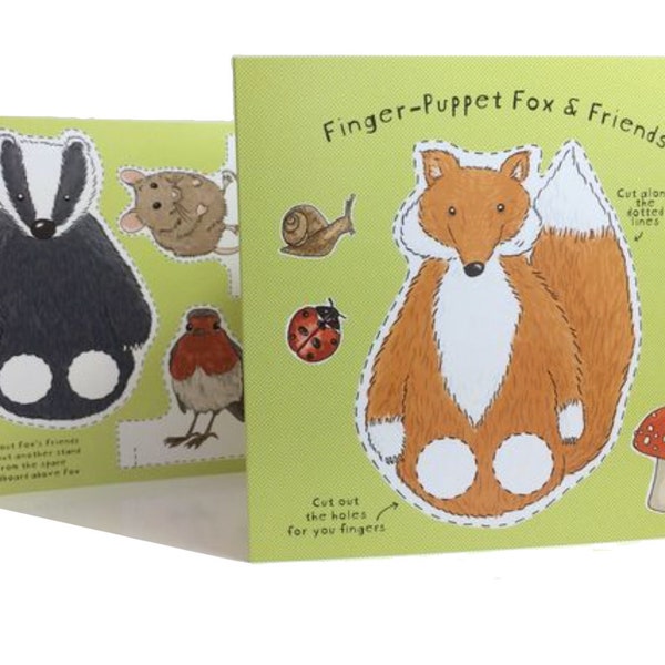 Paper Finger Puppets - Etsy UK